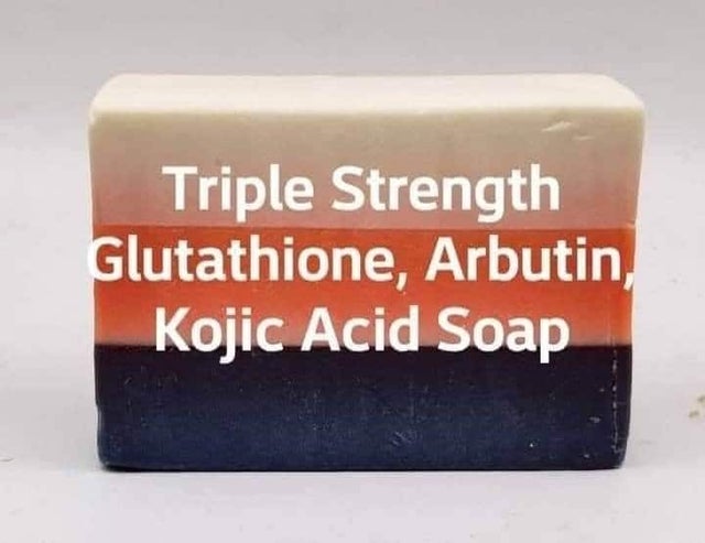 Triple Strength Glutathione, Kojic Acid and Alpha Arbutin Fade Soap