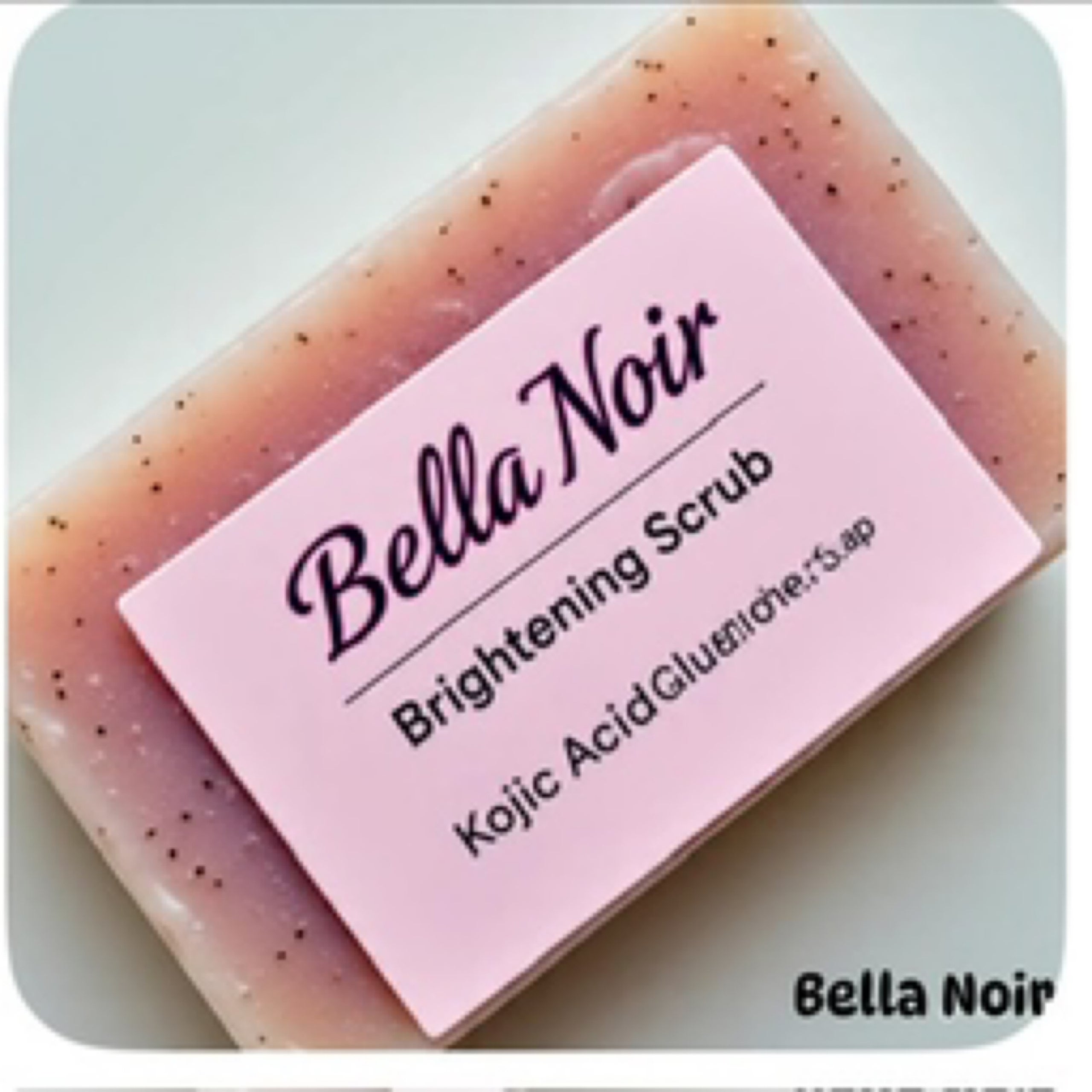 Bella Noir Citrus Rose Brightening Scrub Soap BIG Bar 7 oz | Bella NOIR ...